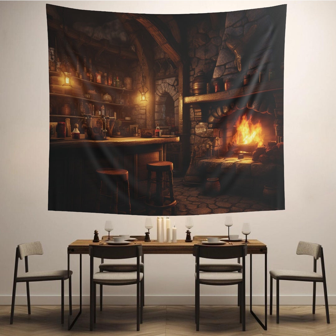 Immersive Tavern, Bar Wall Tapestries Nord - Etsy
