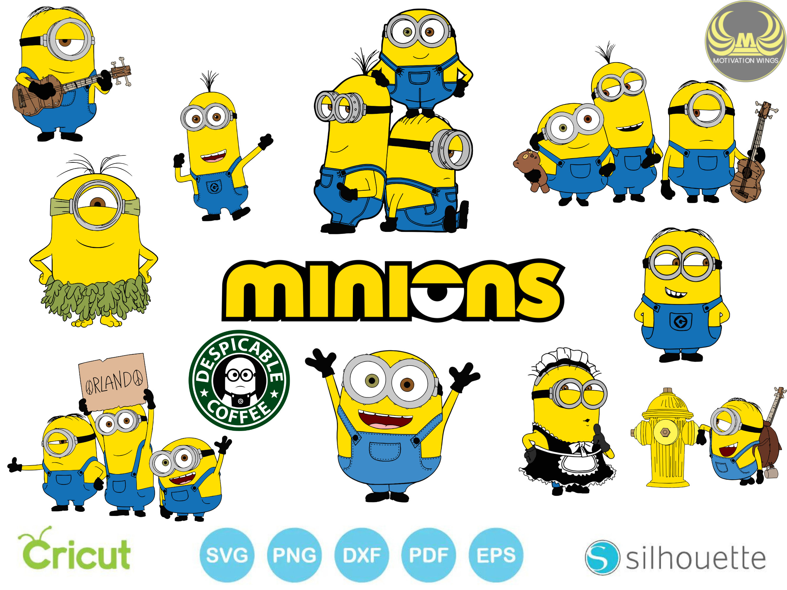 Minions SVG Bundle Minions Birthday Svg Files Minions Cut - Etsy Australia