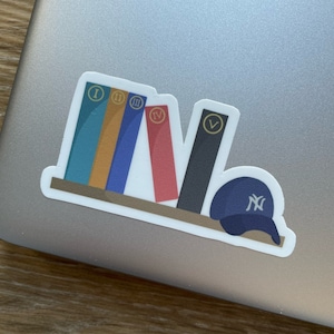 Percy Jackson Bookshelf Sticker With Annabeth’s Cap || Pjo, Hoo, Toa ...