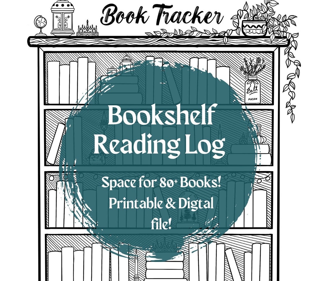 Digital & Printable Reading Log/book Tracker DIGITAL FILES ONLY - Etsy