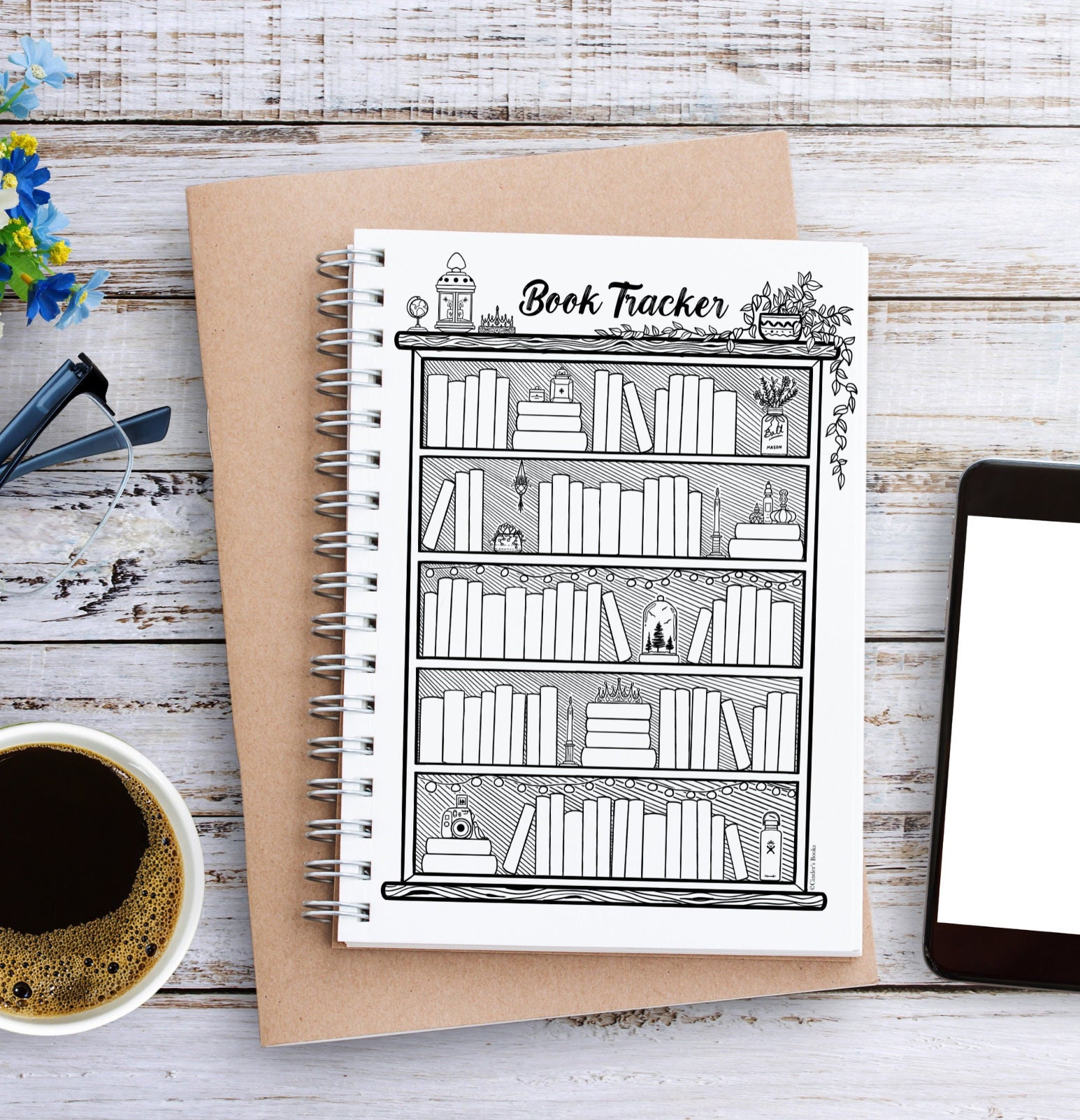 Digital & Printable Reading Log/book Tracker DIGITAL FILES ONLY - Etsy