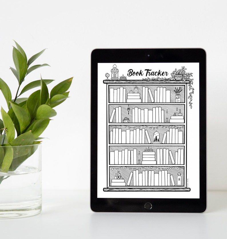 Digital & Printable Reading Log/book Tracker DIGITAL FILES ONLY - Etsy