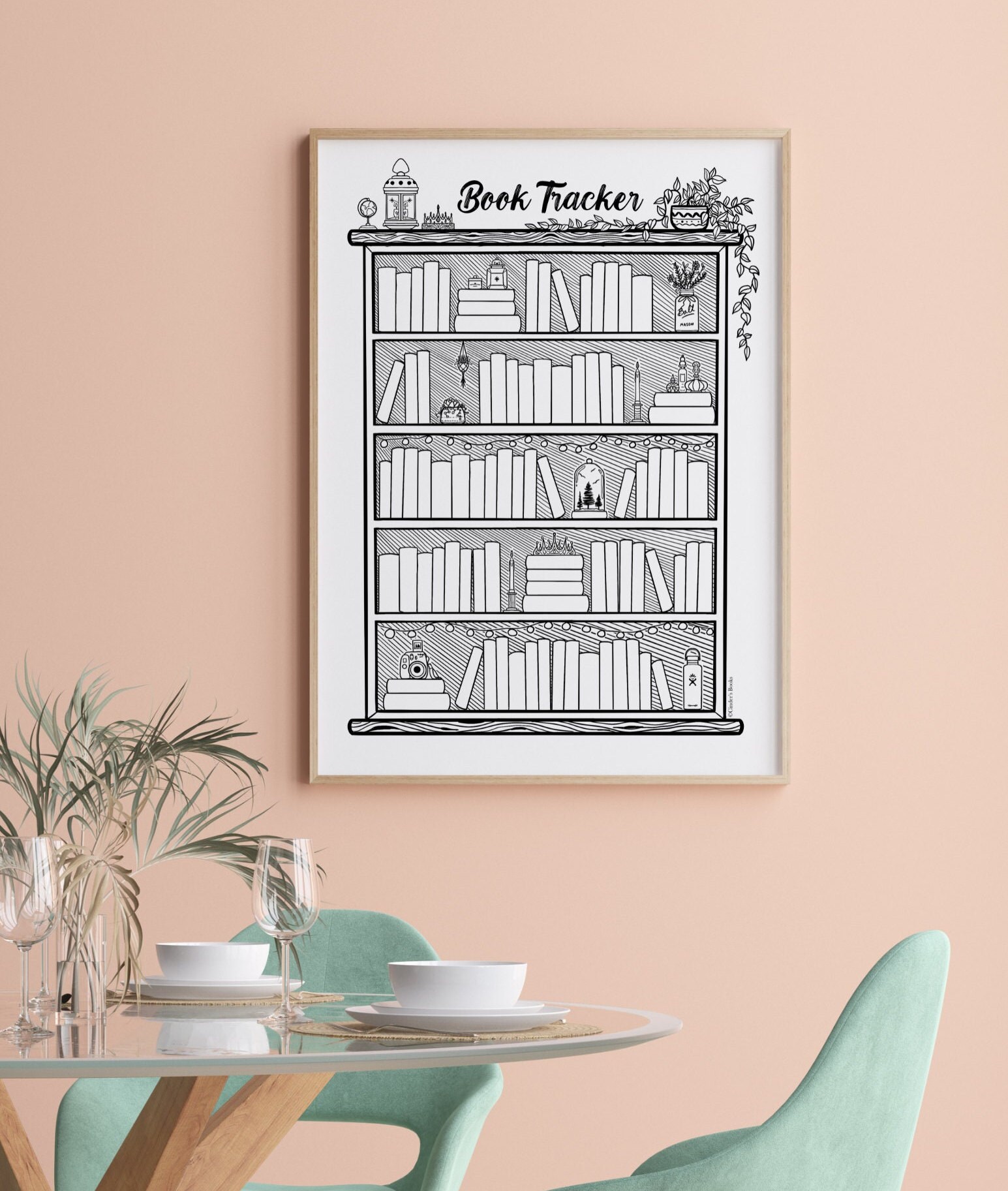 Digital & Printable Reading Log/book Tracker DIGITAL FILES ONLY - Etsy