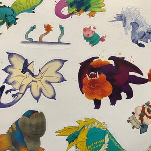 Monster Hunter Stickers - Etsy