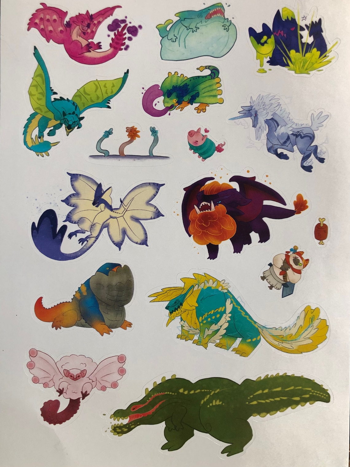 Monster Hunter Stickers - Etsy