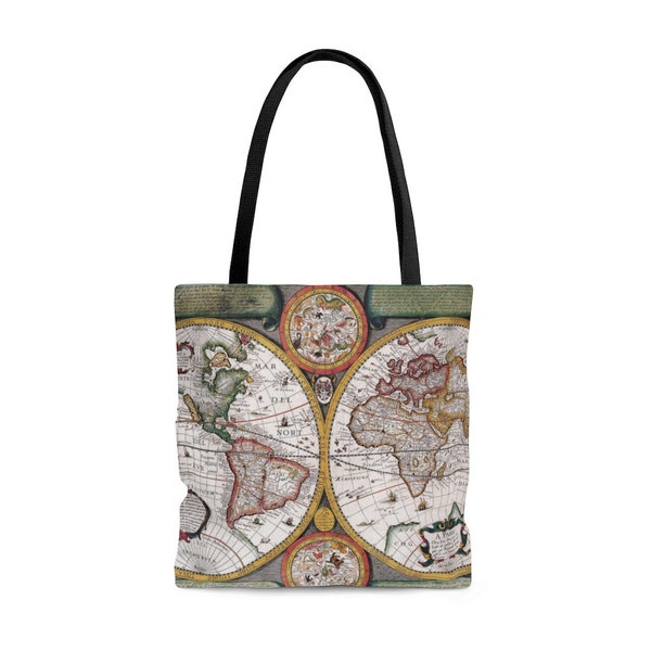 World Map Tote Bag - Etsy