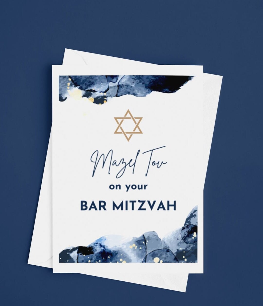 Mazel Tov on Your Bar Mitzvah Digital Card - Etsy