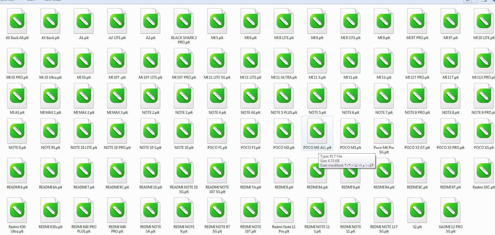 All Xiaomi Phones, Complete Series in Several Formats, Including Plt ...