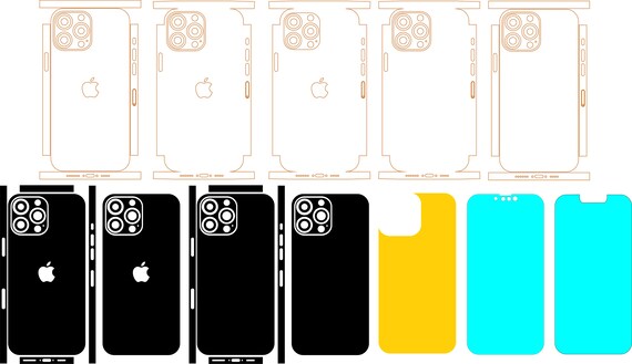 Iphone 13 Pro Max Vector Cut File CDR PLT DXF Svg - Etsy India