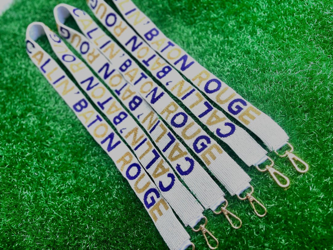 LSU Beaded Strap / Ships Same Day / Louisiana State University / Game ...