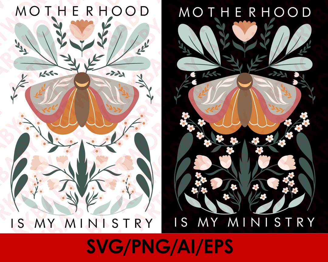 Motherhood is My Ministry Svg Digital Download, Motherhood is My ...