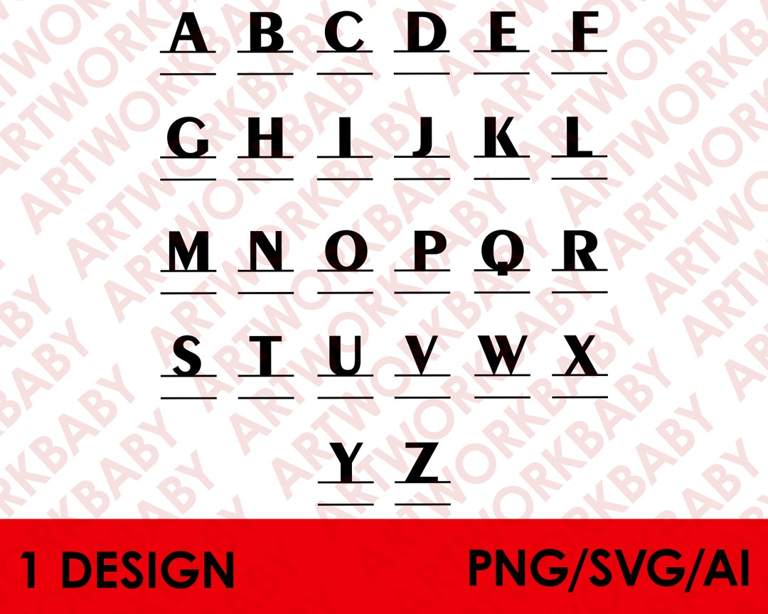 Vector Set of Personalized Monograms Svg Digital Down. Vector Set of ...