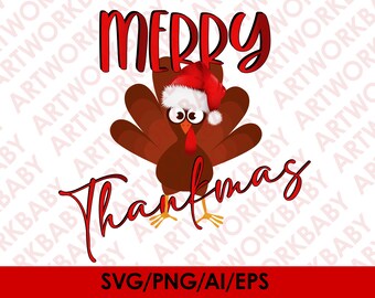 Thanksmas PNG - Etsy