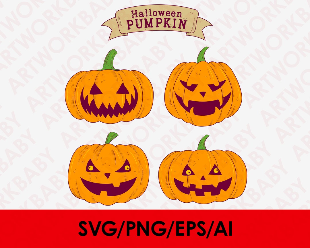 Happy Halloween Pumpkin Svg Digital Download, Happy Halloween Pumpkin ...