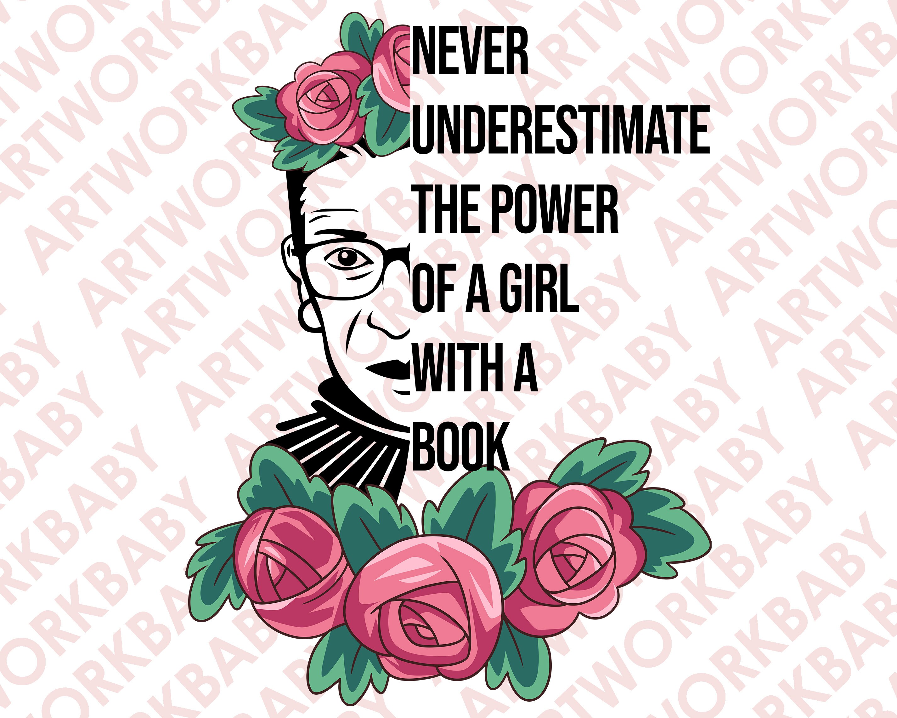 Ruth Bader Ginsburg Svg Digital Download, Ruth Bader Ginsburg Png ...