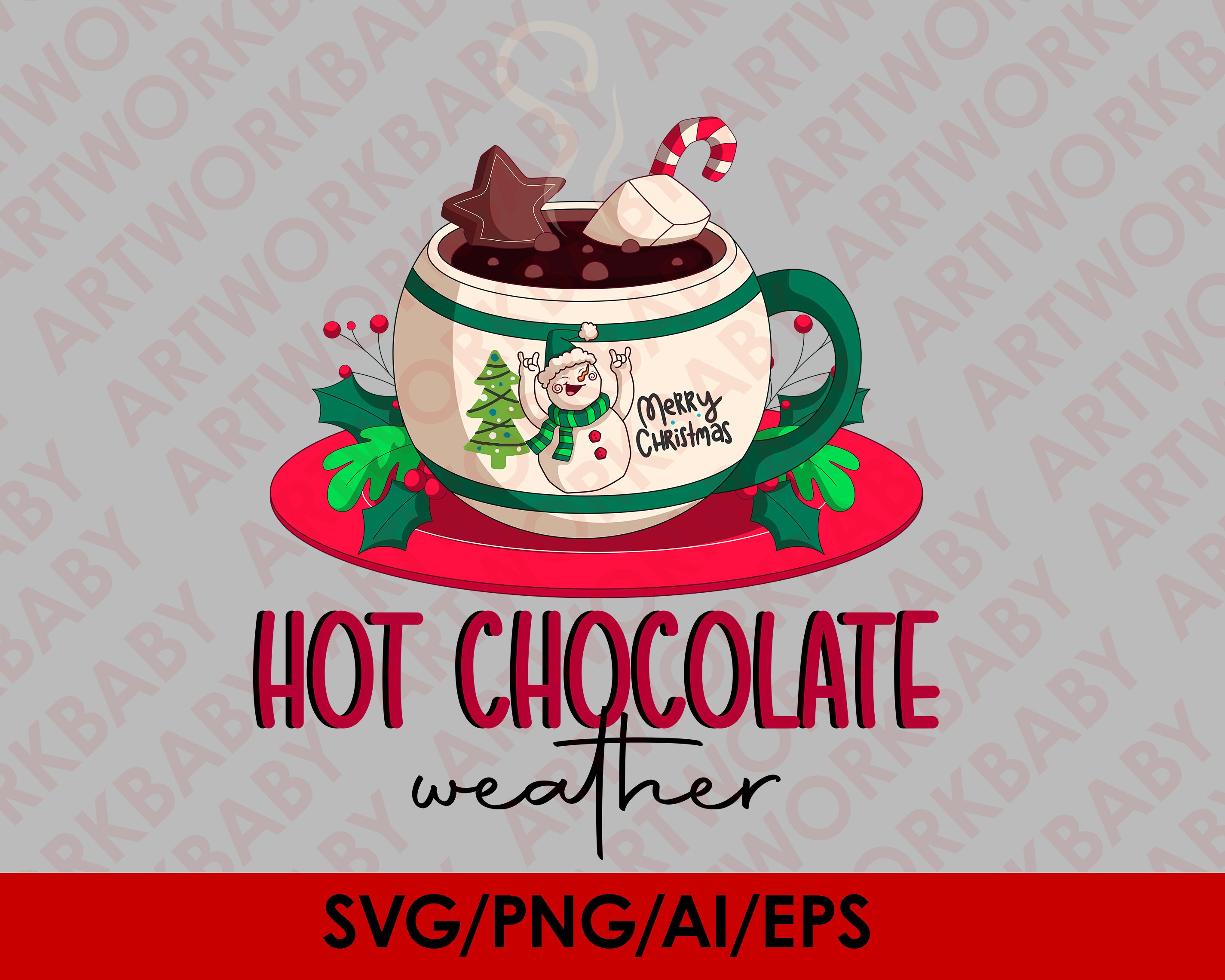 Hot Chocolate Weather Svg Digital Download, Hot Chocolate Png ...
