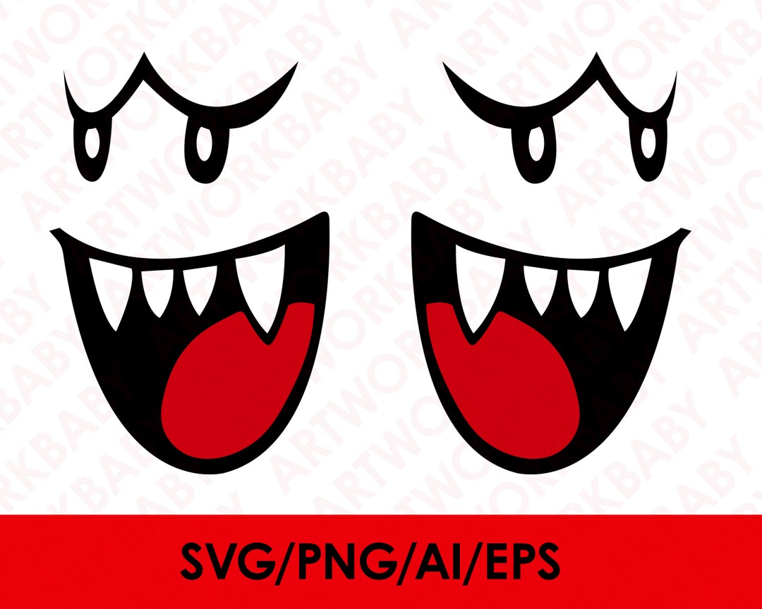 Halloween King Boo Two Face Svg Digital Download, King Boo Png ...