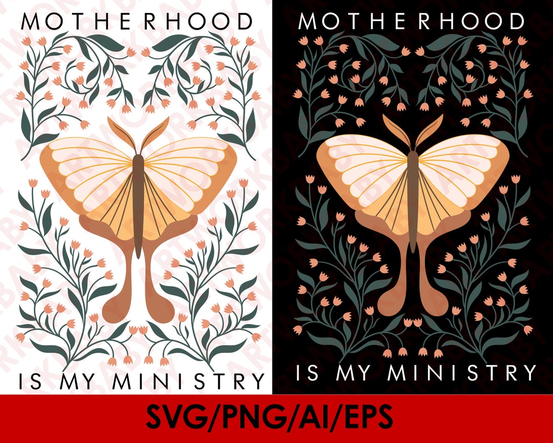 Motherhood is My Ministry Svg Digital Download, Motherhood is My ...