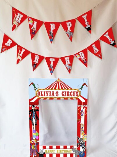 Circus Selfie Frame - Etsy UK