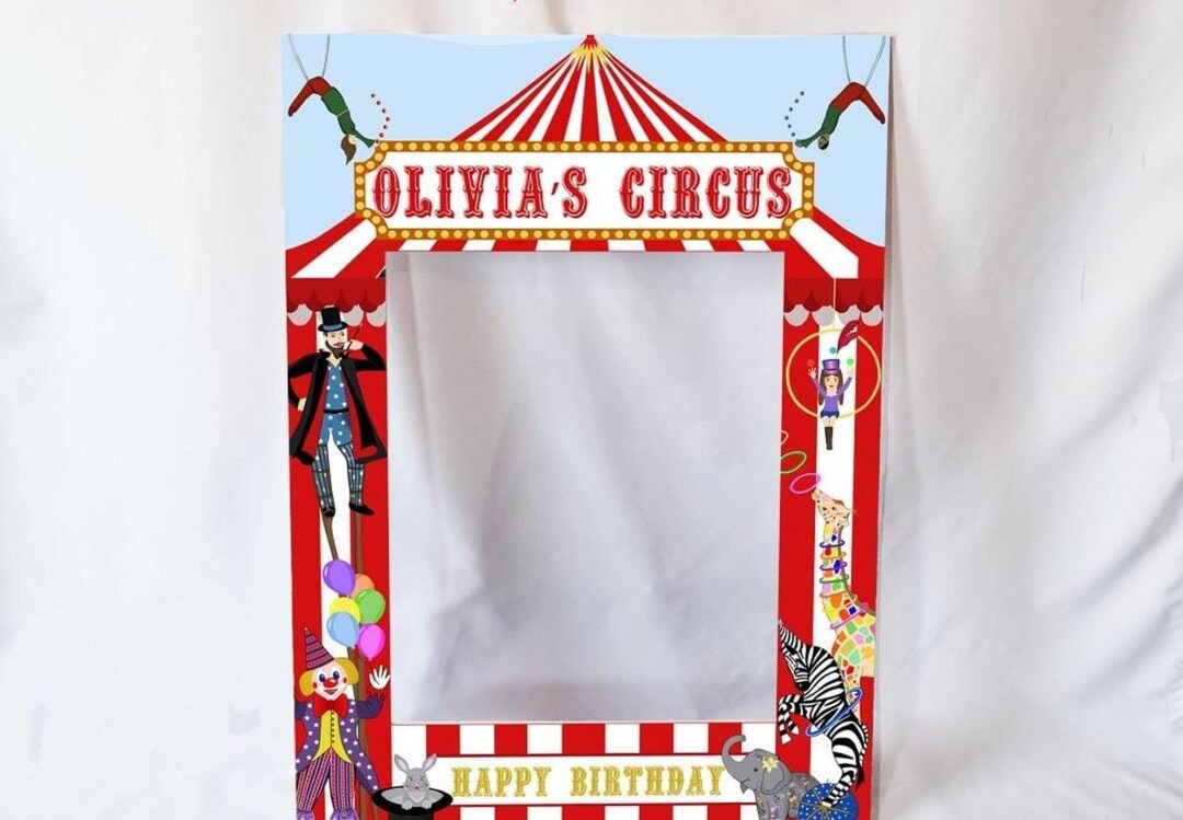 Circus Selfie Frame - Etsy UK