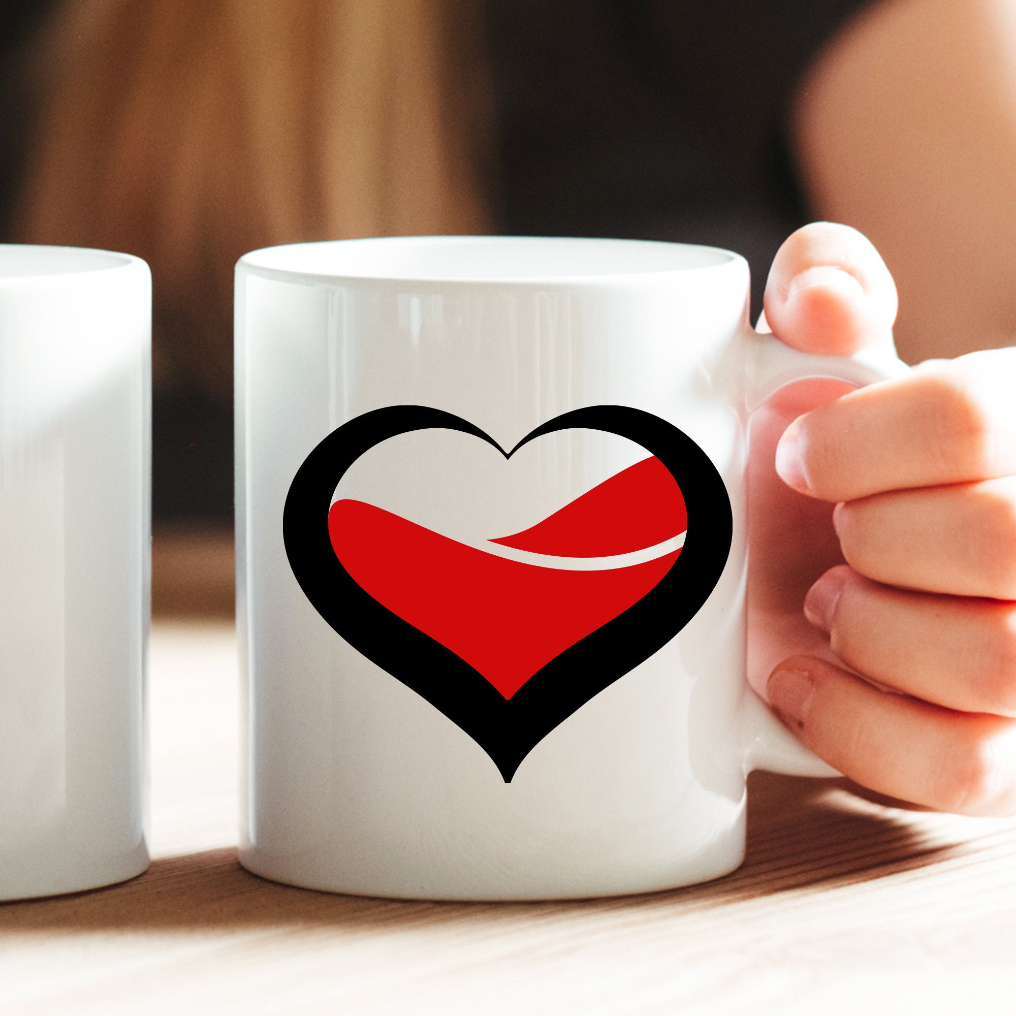 Heart Sticker SVG, Red Heart, Wine and Heart, Heart Digital Download - Etsy