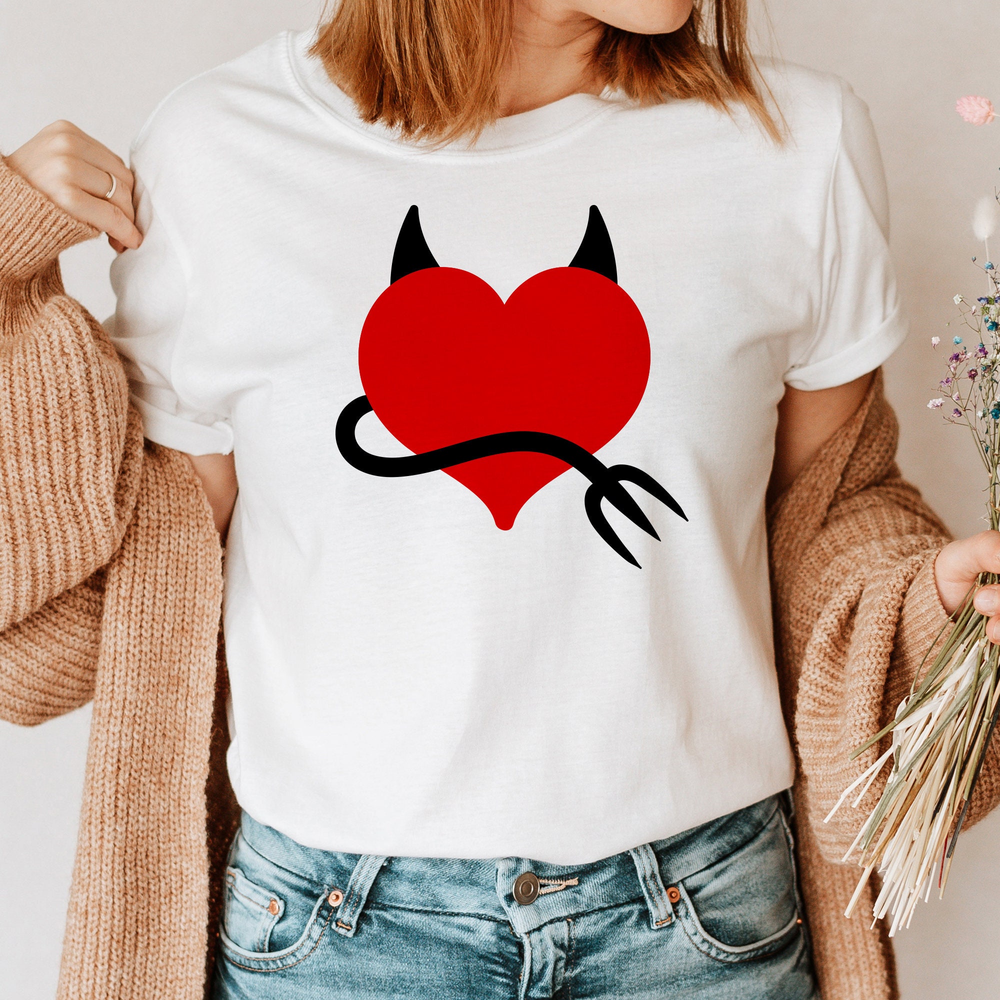 Heart Devil SVG, Devil, Love Custom Design, Love and the Devil, Instant Digital Download ...