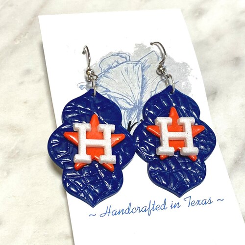 Astros Star H Earrings - Etsy