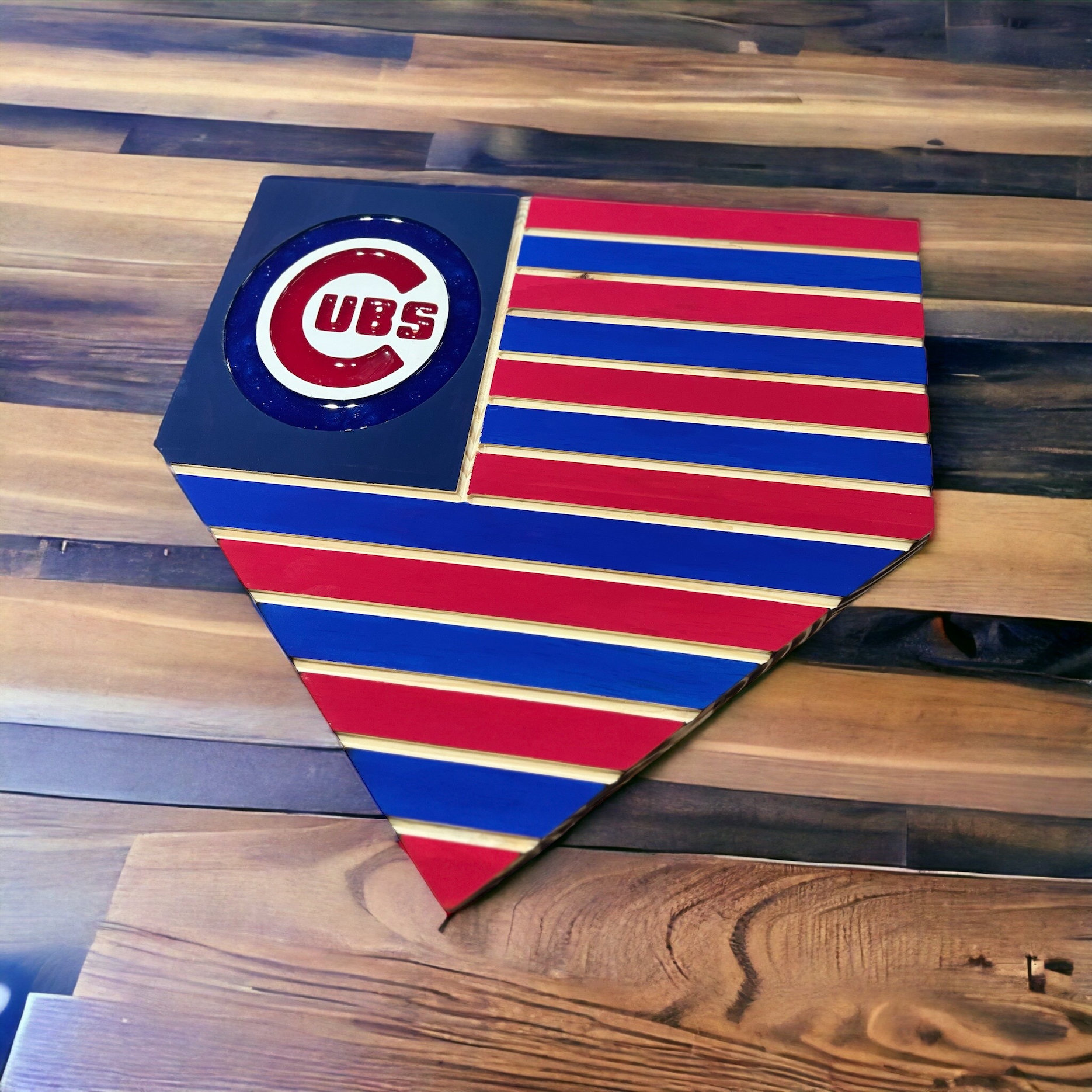 MLB Team Themed Home Plate Wooden Flags - Etsy