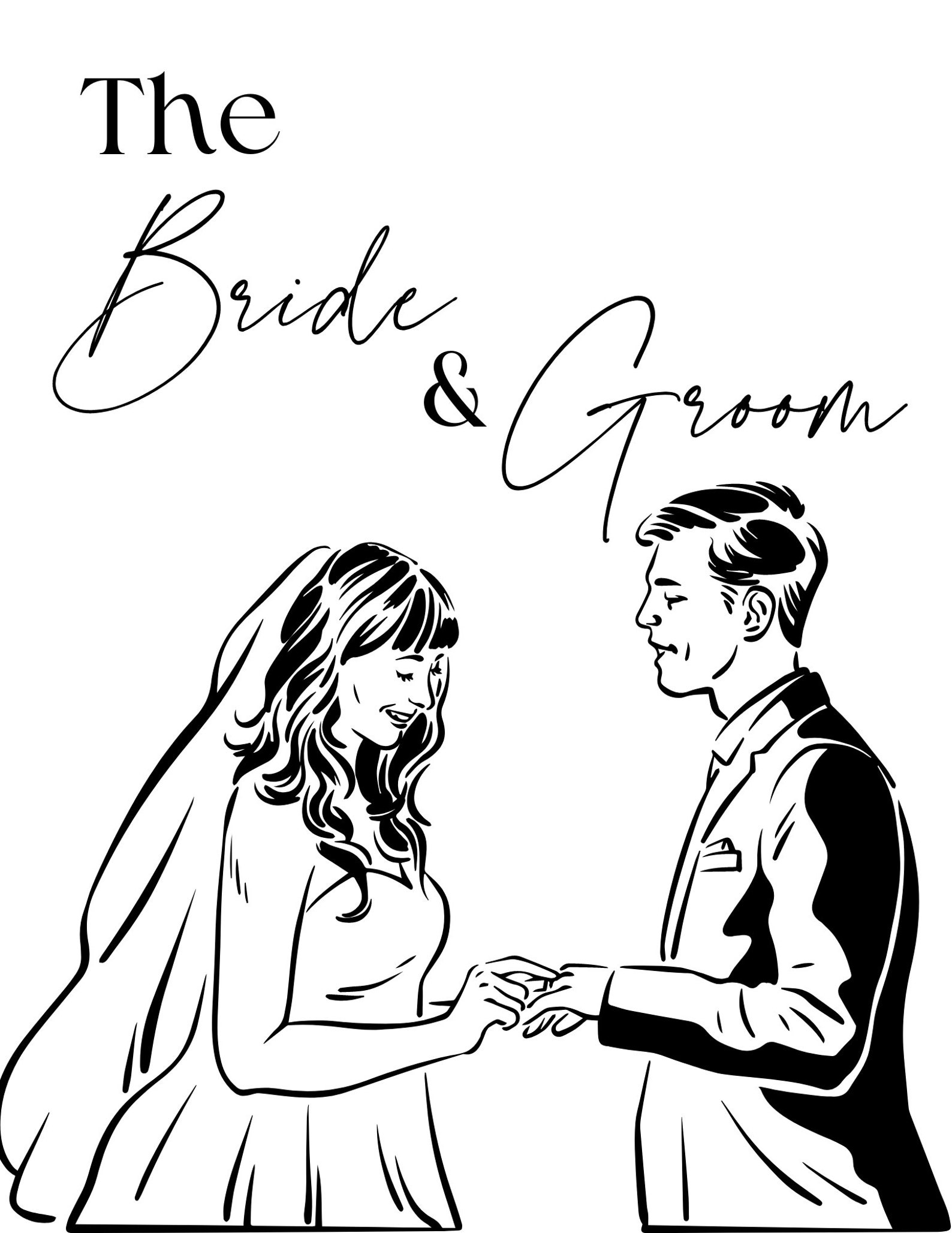 Wedding Coloring Pages Kids Activity Bridal Shower Coloring Book PDF ...