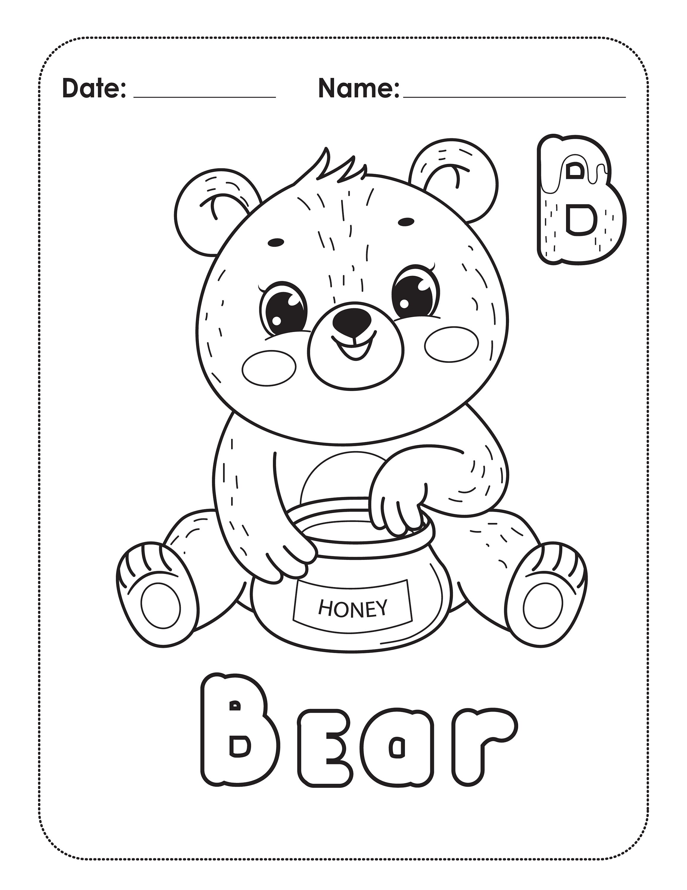 ABC Animals Coloring Pages 26 Alphabet Animal Pages PDF - Etsy