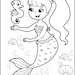 Magical Mermaids Coloring Pages for Kids - PDF Digital Download - Etsy