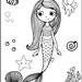 Magical Mermaids Coloring Pages for Kids - PDF Digital Download - Etsy