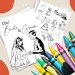 Wedding Coloring Pages Kids Activity Bridal Shower Coloring Book PDF ...