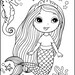 Magical Mermaids Coloring Pages for Kids - PDF Digital Download - Etsy