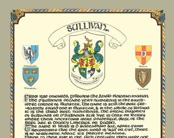 Irish Sullivan - Etsy