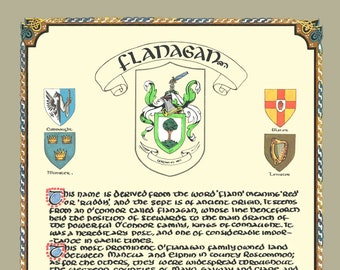 Flanagan Crest - Etsy