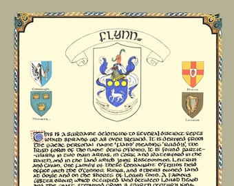 Flynn Family Crest - Etsy