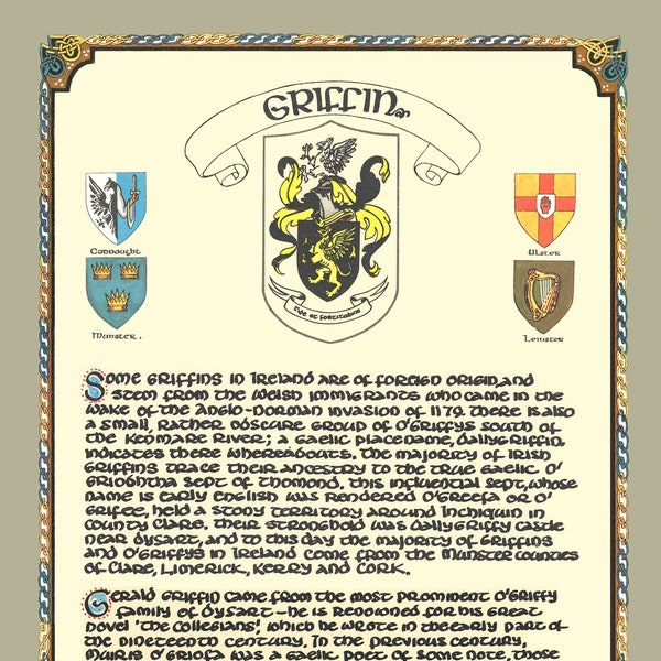 Coat of Arms Griffin - Etsy