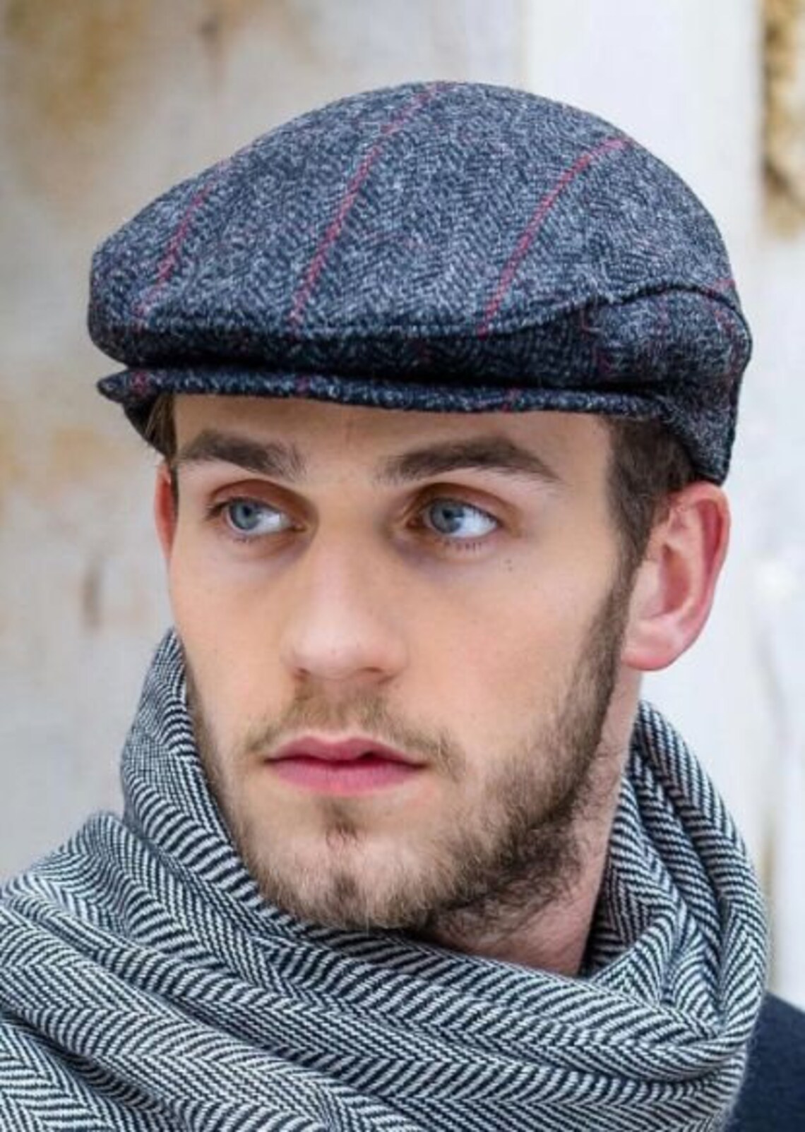 Trinity Irish Flat Cap in Blue Plaid - Etsy