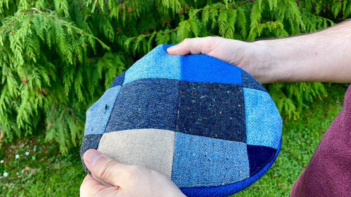 Irish Flat Cap Blue Tones - Etsy