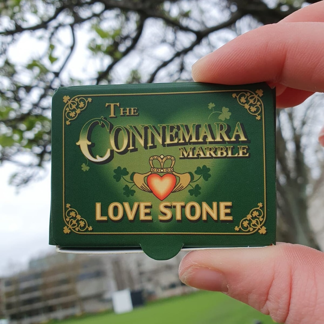 Connemara Marble Love Stone - Etsy