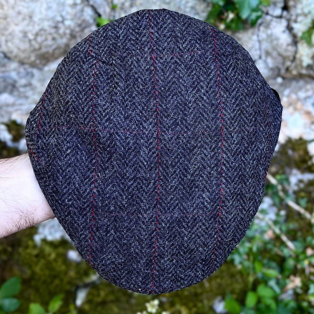 Trinity Irish Flat Cap in Blue Plaid - Etsy