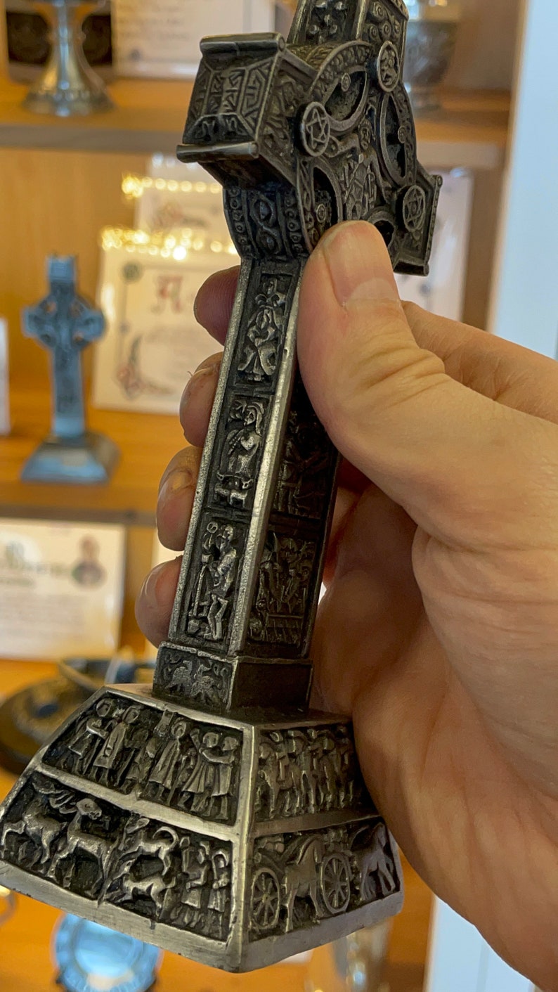 Clonmacnoise Cross, Standing Cross, Cross Ornament, Irish Celtic Cross ...