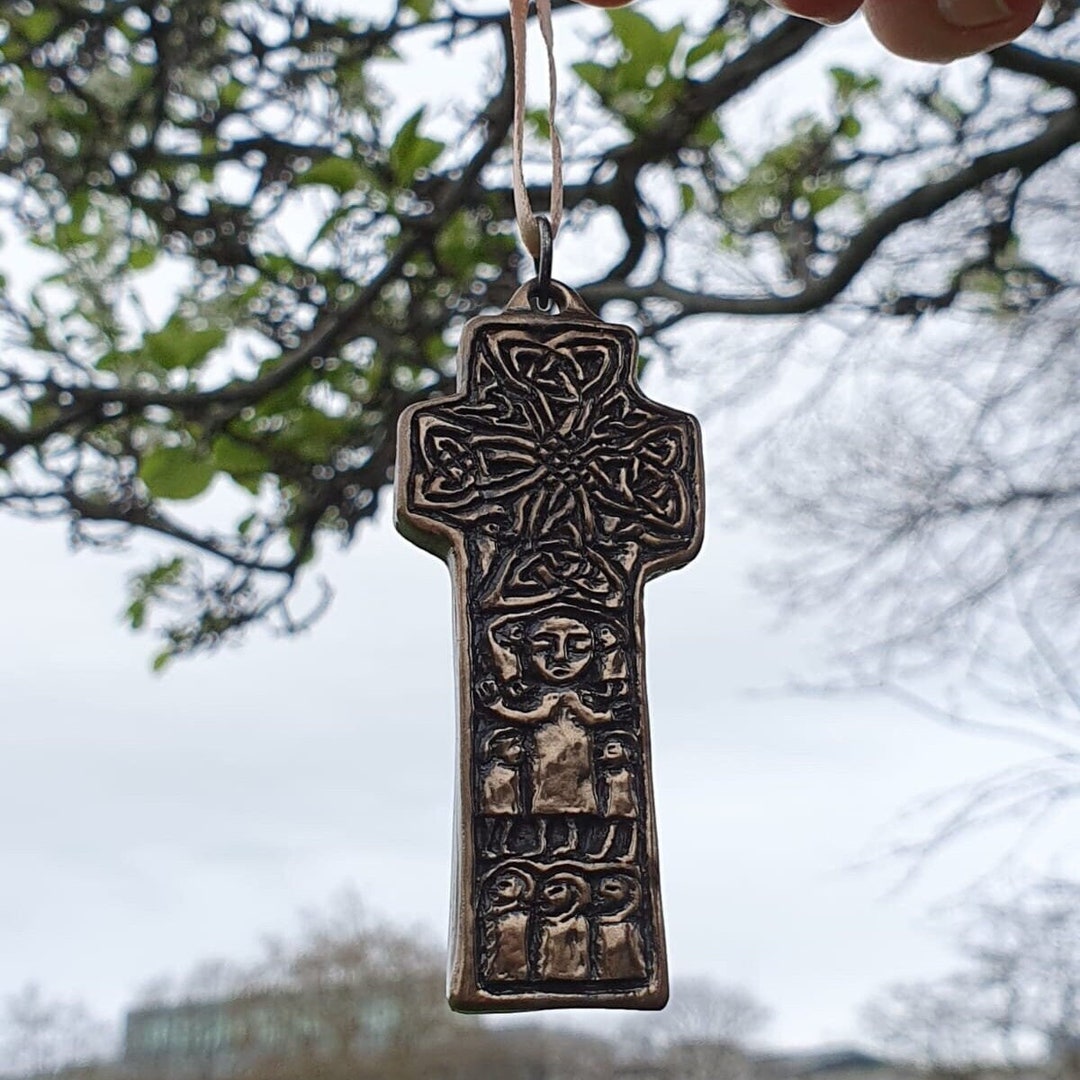 St. Patricks Cross Bronze Ornament - Etsy