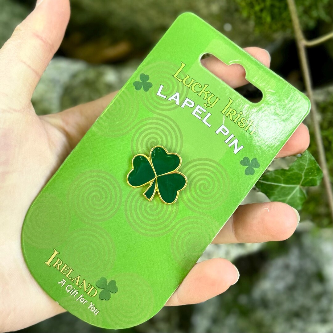 Shamrock Lapel Pin - Etsy