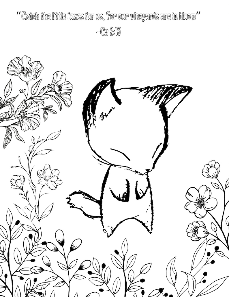 Printable Animal Themed Coloring Pages - Etsy