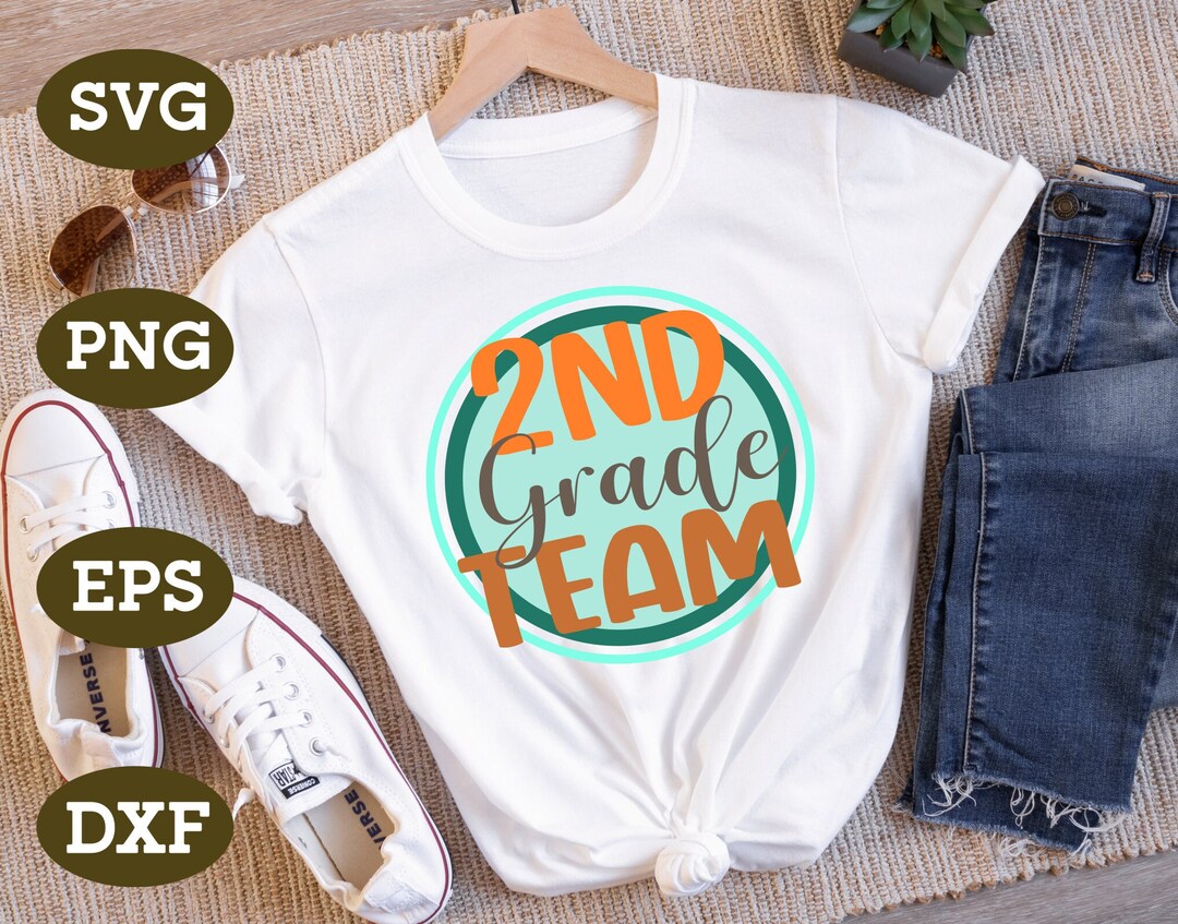 2nd Grade Team SVG, 2nd Grade Svg, 2nd Grade Teacher SVG - Etsy