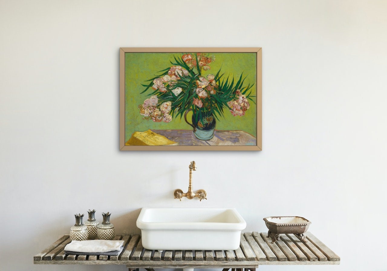 Oleanders Painting Vincent Van Gogh Printable Wall Art - Etsy