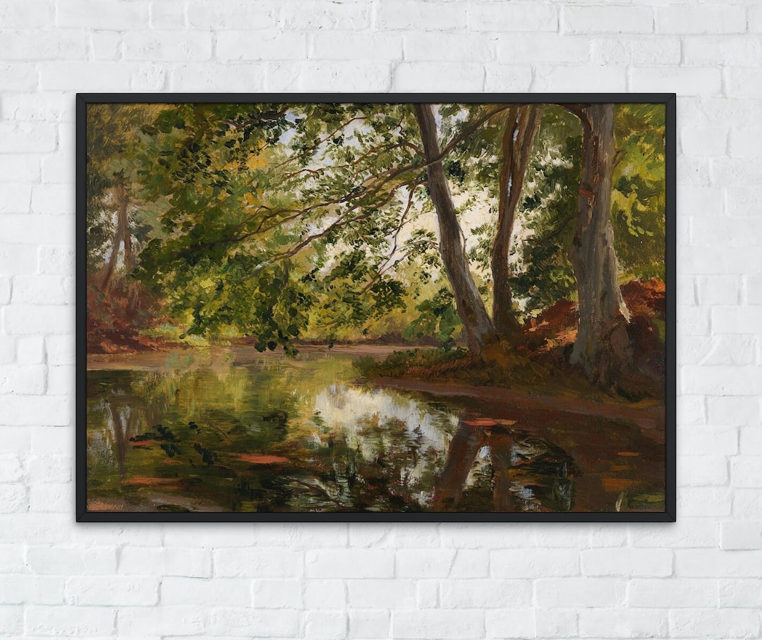 Classic Country Decor Wall Art Print, Fine Art Landscape, Rustic Art ...