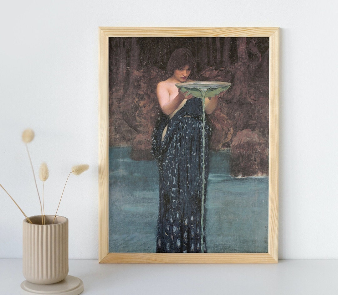 Circe Invidiosa, John William Waterhouse, Sorceress, Printable Wall Art ...